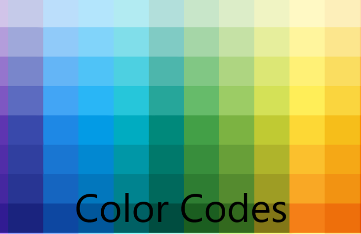 HTML5 CSS3 Color Codes List Code2care
